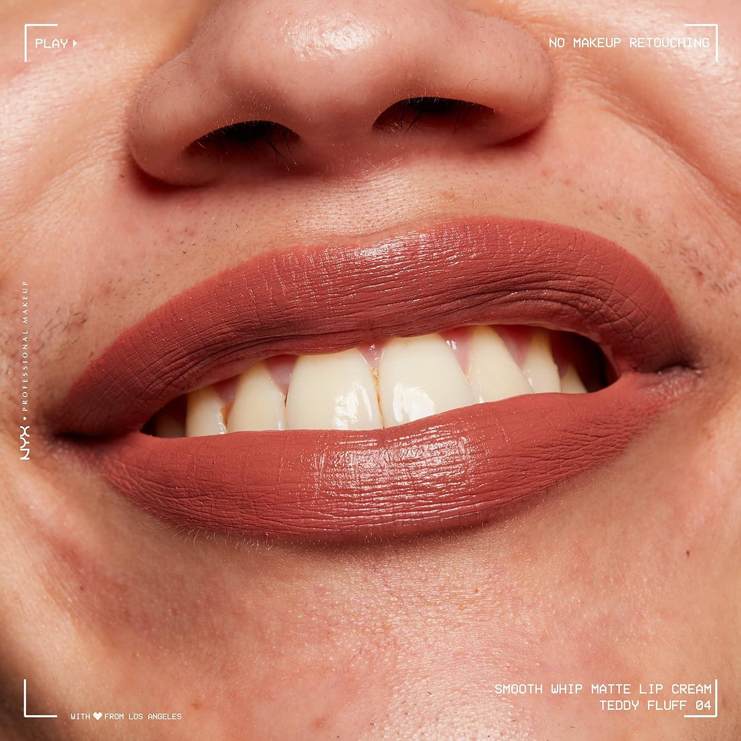 NYX Smooth Whip Matte Lip Cream - Teddy Fluff 04 | Long-Lasting Vegan ...