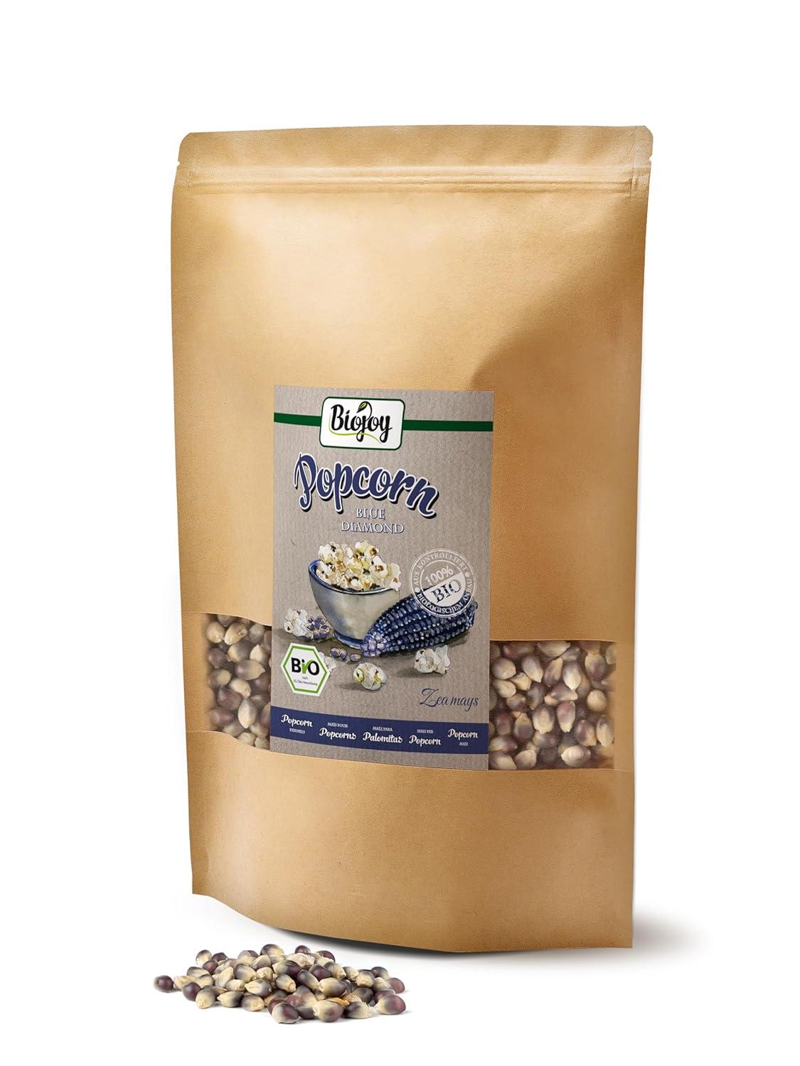 Buy Biojoy ORGANIC Blue Diamond Popcorn Corn (2 kg) - Unsweetened ...