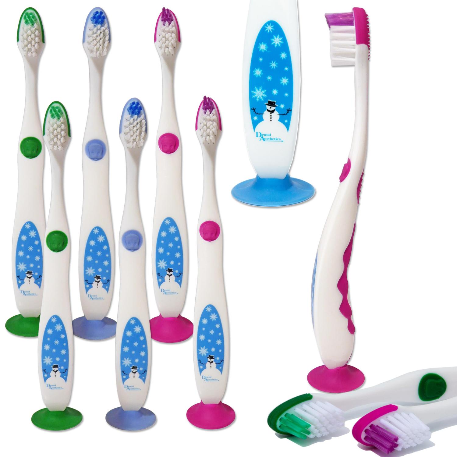 Kids Christmas Toothbrush Set - Set of 9 Fun Stocking Fillers for ...