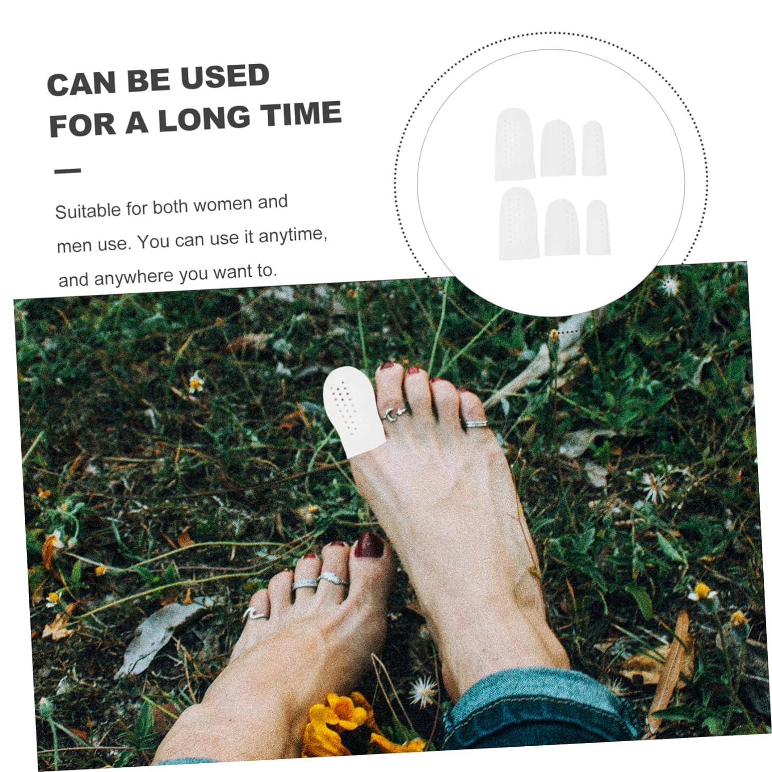 FRCOLOR High Heel Protectors - 8 Pairs Toe Cover Silicone Gel Foot ...