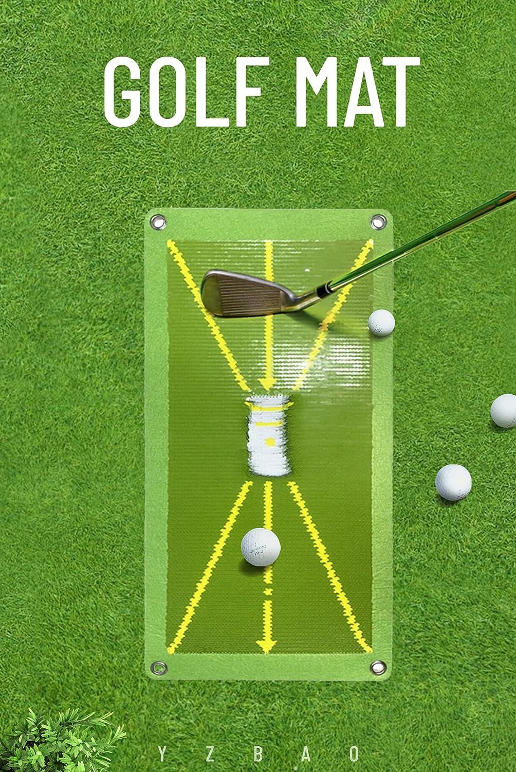 Turf Golf Mat Divot Daddy Pro with 3 Balls | Indoor/Outdoor Swing Mat ...