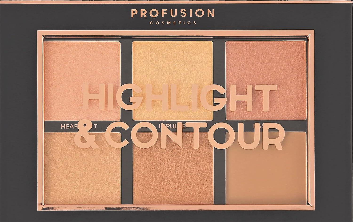 Profusion Cosmetics Studio Icon Collection Highlight & Contour Palette ...