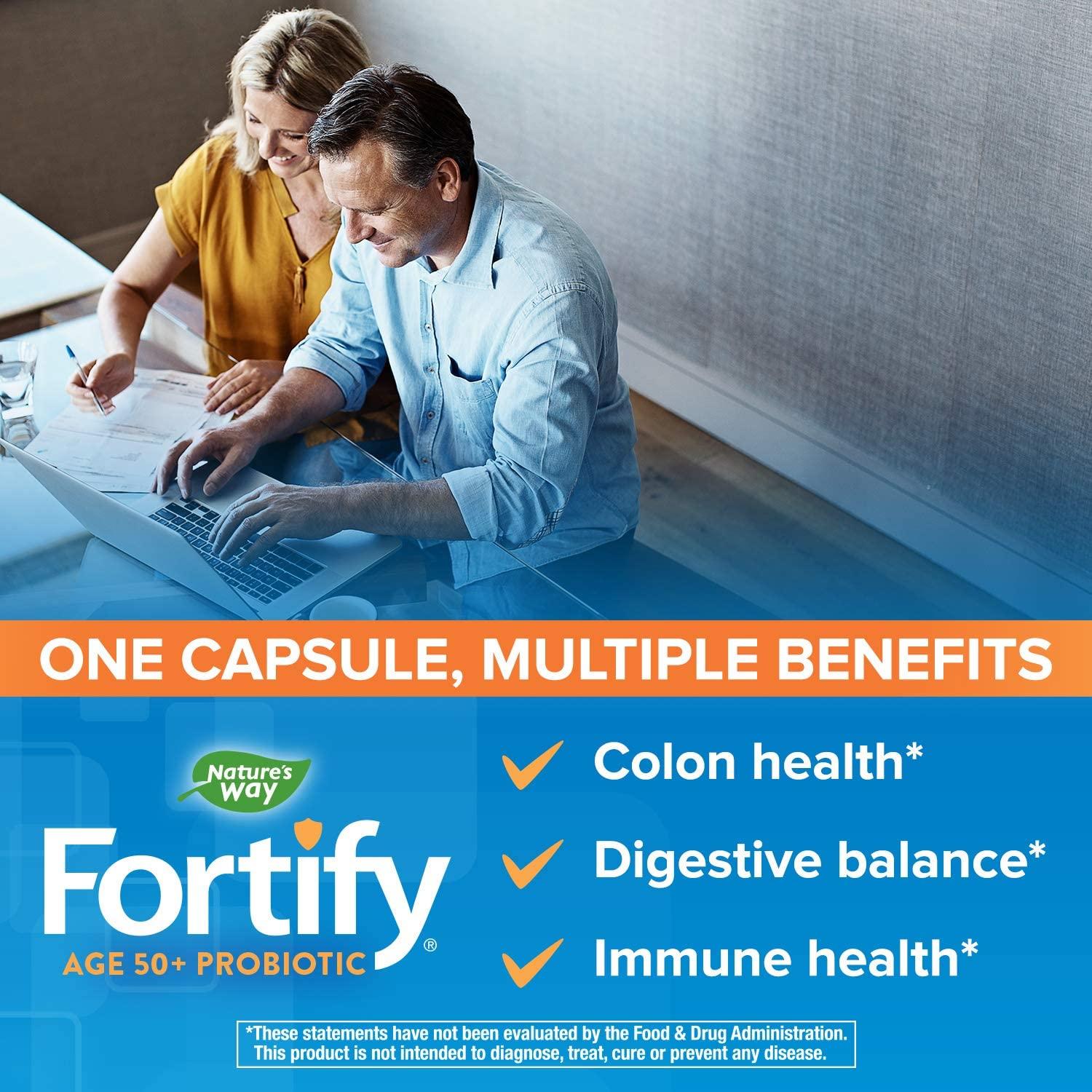 Natureâ€™s Way Fortify Extra Strength Probiotic 50 Billion - 30 ...