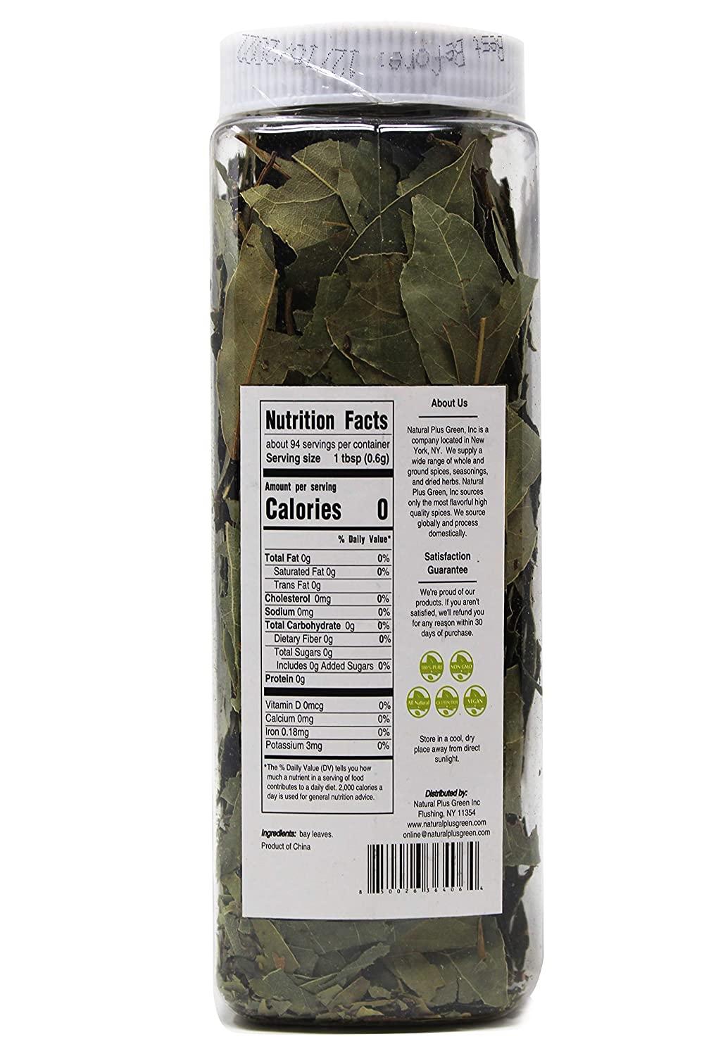 Bay Leaves 2 Ounces - Gluten Free, Non-irradiated, Non-GMO - Ideal for ...