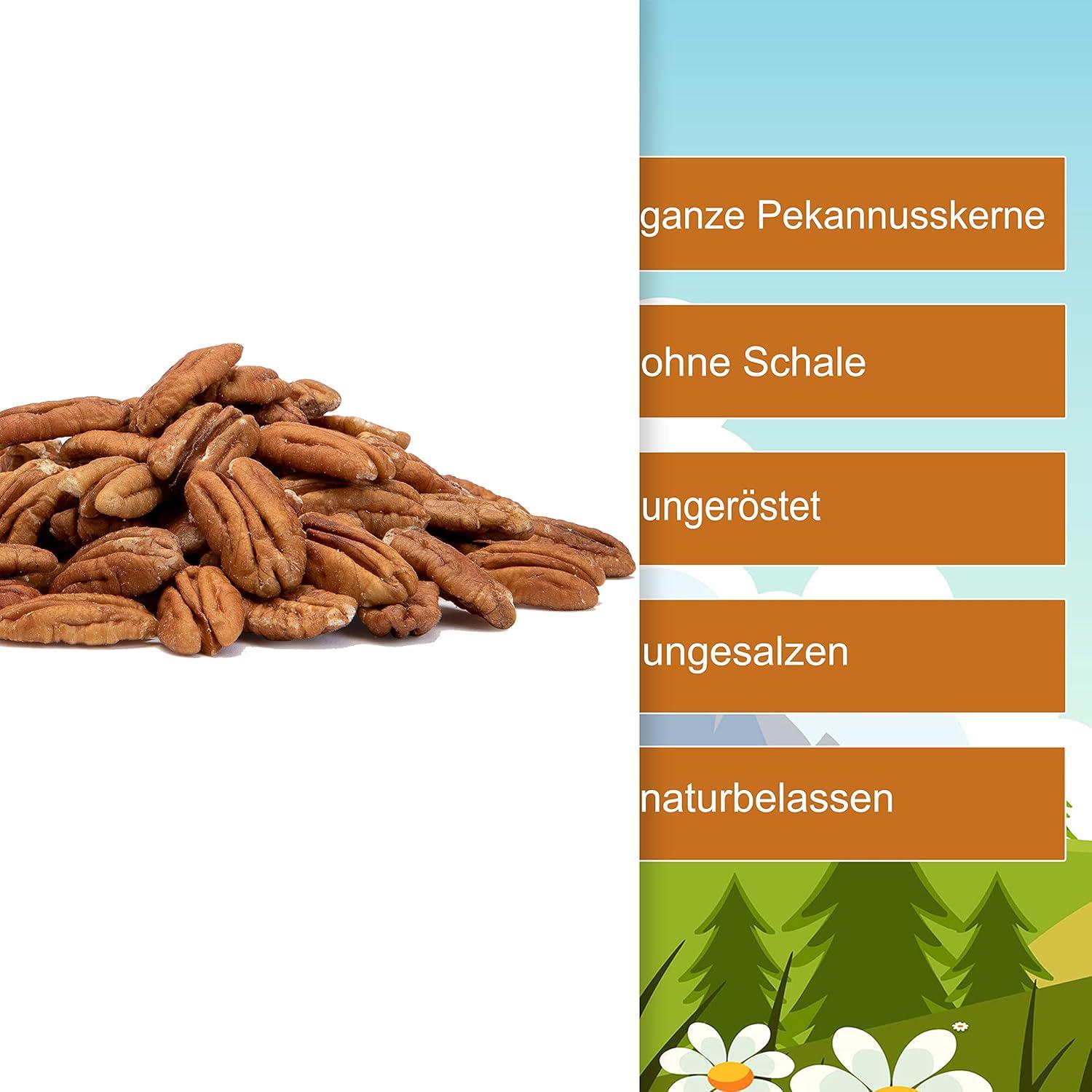 Buy Pecanus Pecanus 2.5kg - Raw Unsalted Whole Pecan Kernels | Natural ...