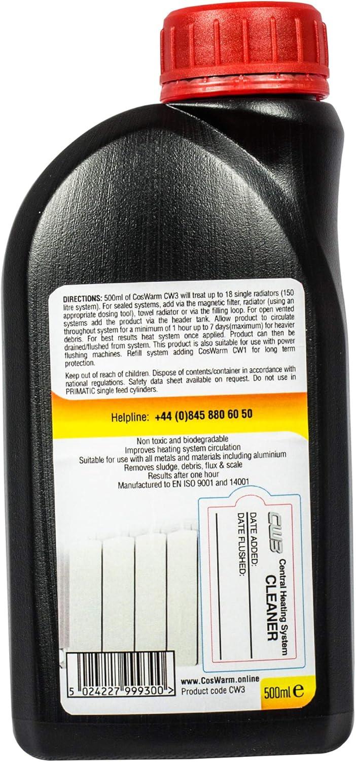 CW3 Central Heating System Cleaner | Cleans & Descale Up to 18 ...