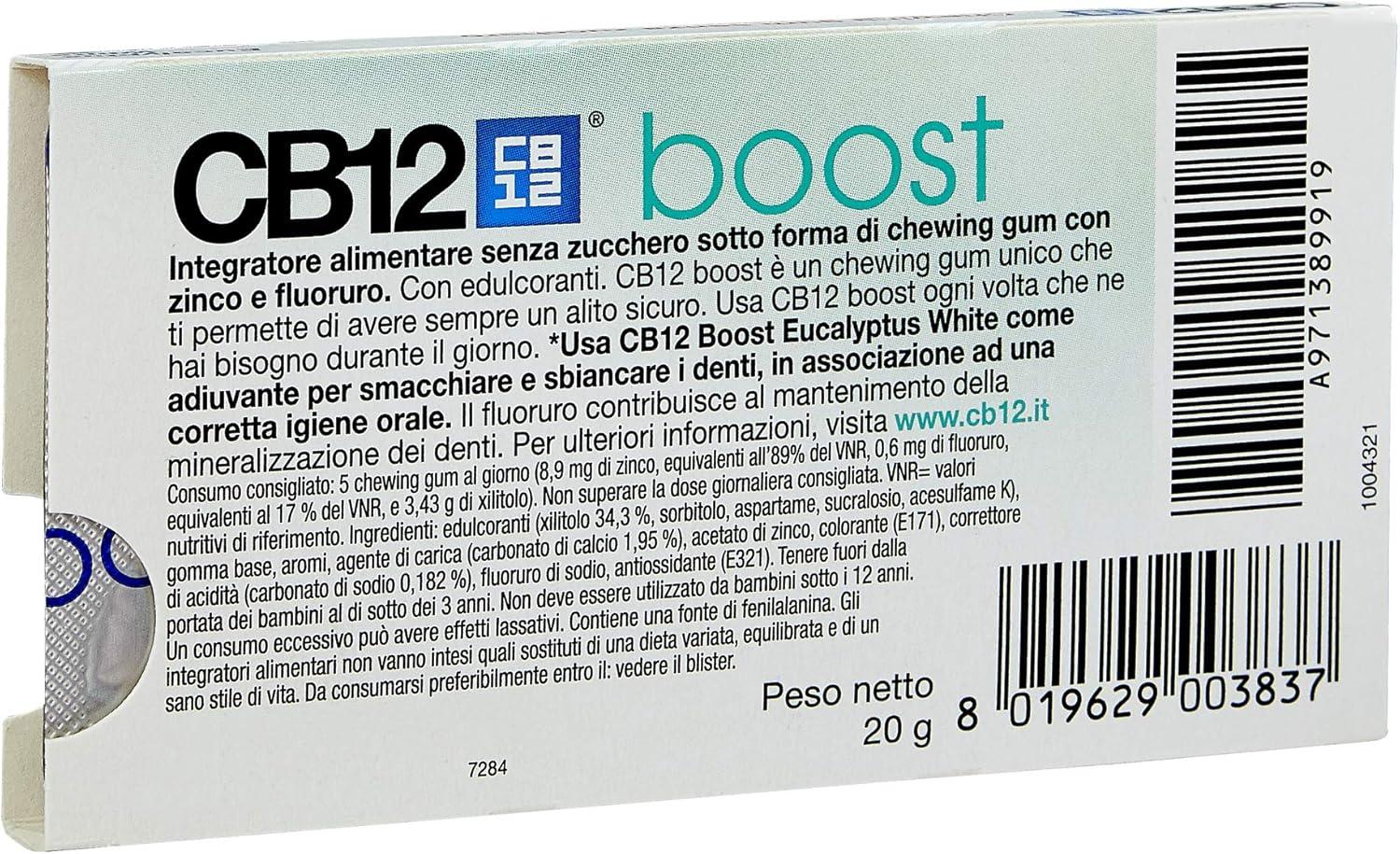CB12 Boost Eucalyptus White 5 Pack | Fresh Breath & Oral Care ...