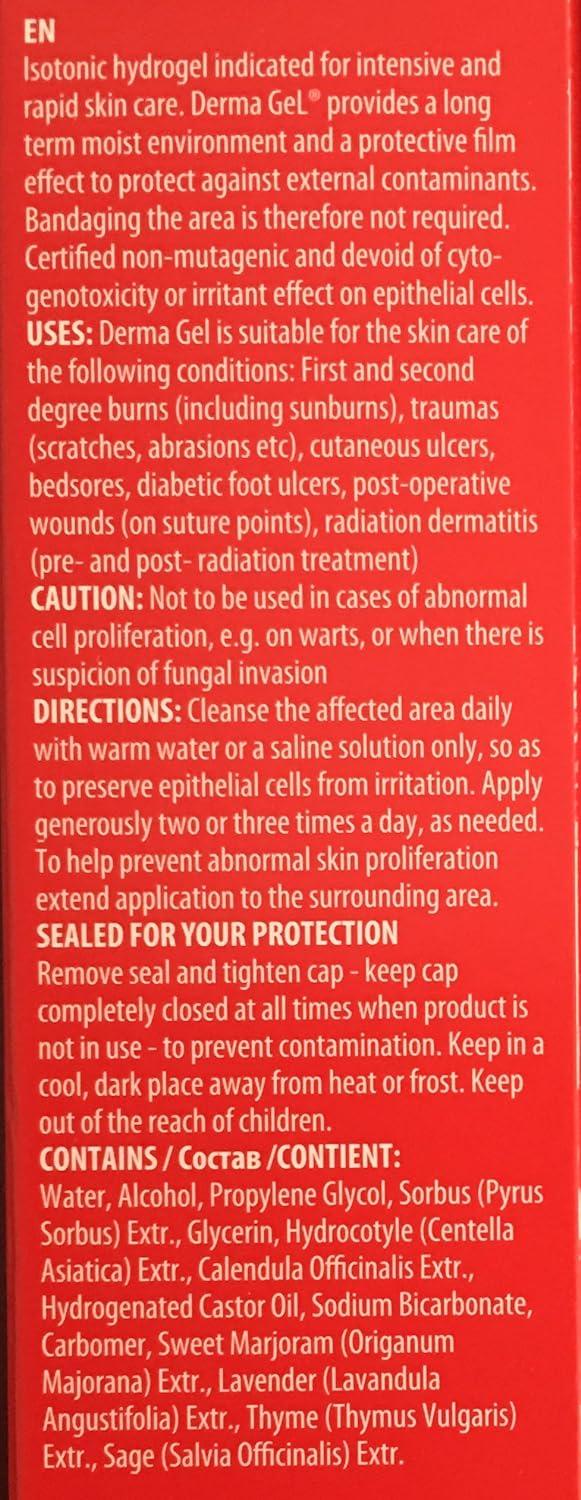 Derma GeL Human Skin Care - 3.4 fl.oz. Tube | 100mL | Buy Now with ...