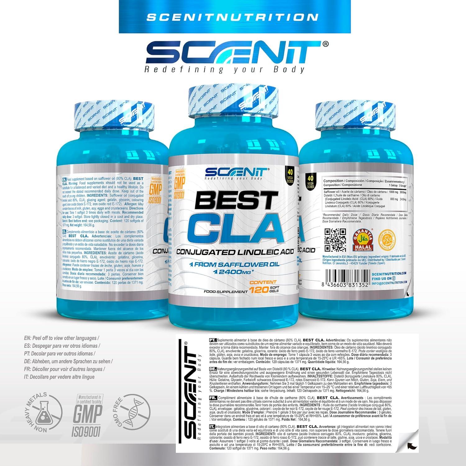 Buy Scenit BEST CLA Capsules - 120 Softgels of Conjugated Linoleic Acid ...