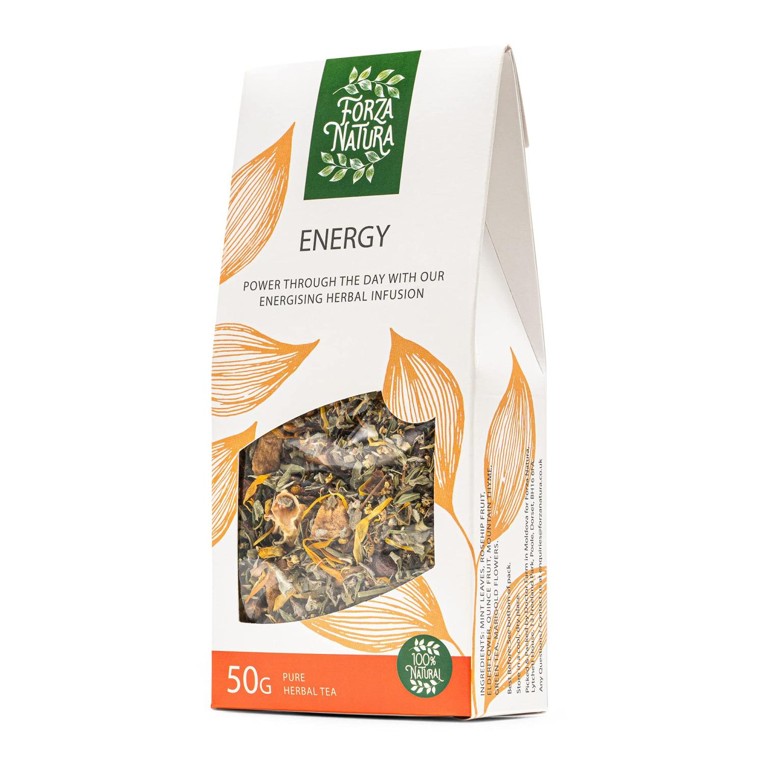 Energy - Loose Leaf Herbal Tea - 100% Natural - 50g | Buy Now with ...