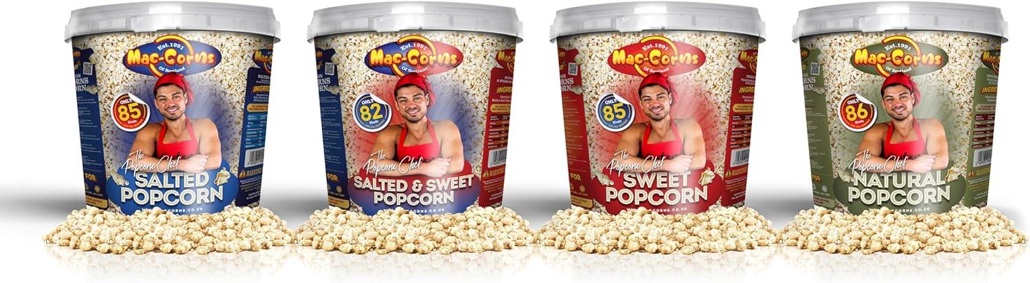 Mega Bucket Stack Popcorn Range The Popcorn Chef's Traditionally Popped Popcorn Snack | Buy Now ...