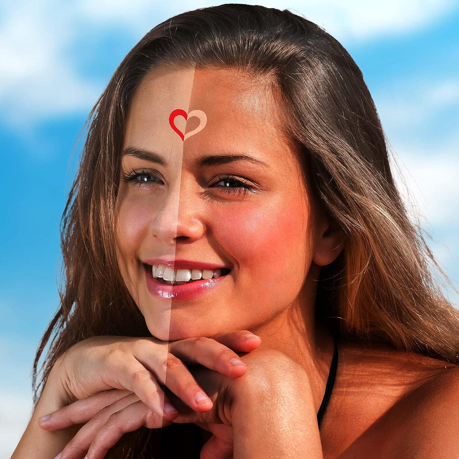 500-Piece Self-Adhesive Heart Tanning Stickers for Indoor & Outdoor Use ...