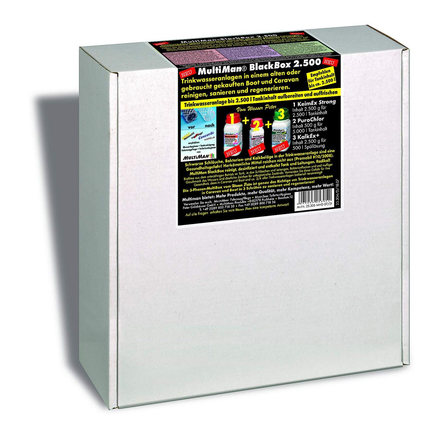 Multiman BlackBox - Advanced Water Cleaning System for 1000-2500L Tanks ...