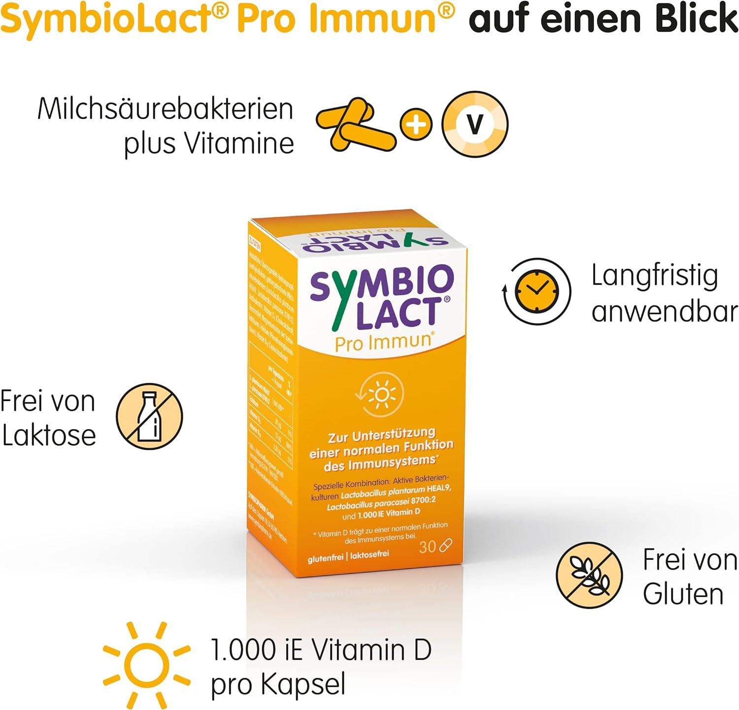 Symbiolact Per Immune - 30 Capsules | Boost Immune Defense with Lactic ...