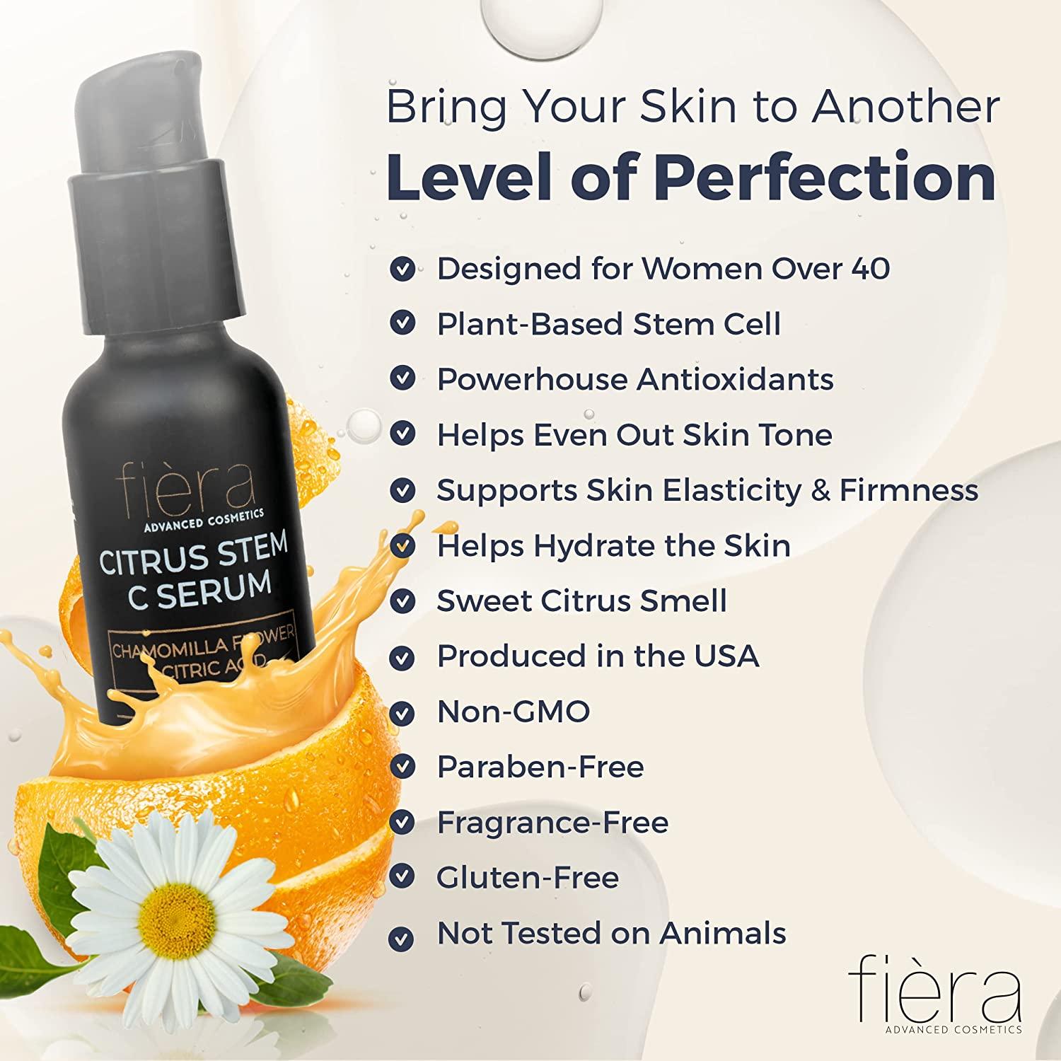 Fi ra Cosmetics Citrus Stem Cell Serum - Even Skin Tone Serum | Buy Now ...
