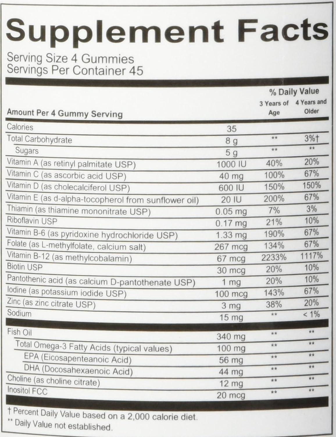 SmartyPants Kids Complete Multi-Vitamin 180 Gummies - Essential Daily ...