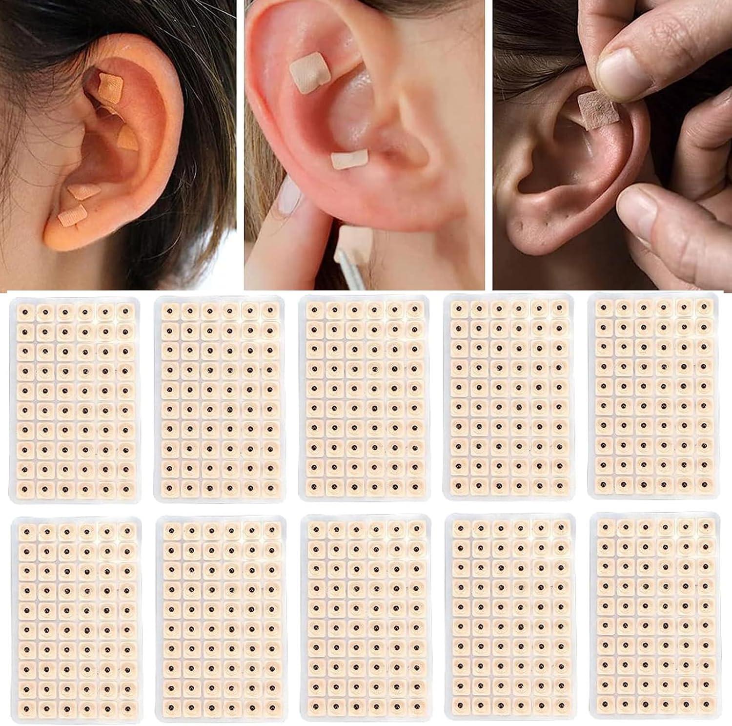 Buy Acupuncture Ear Seeds - 600 Pcs Ear-Press Stickers for Relaxation ...