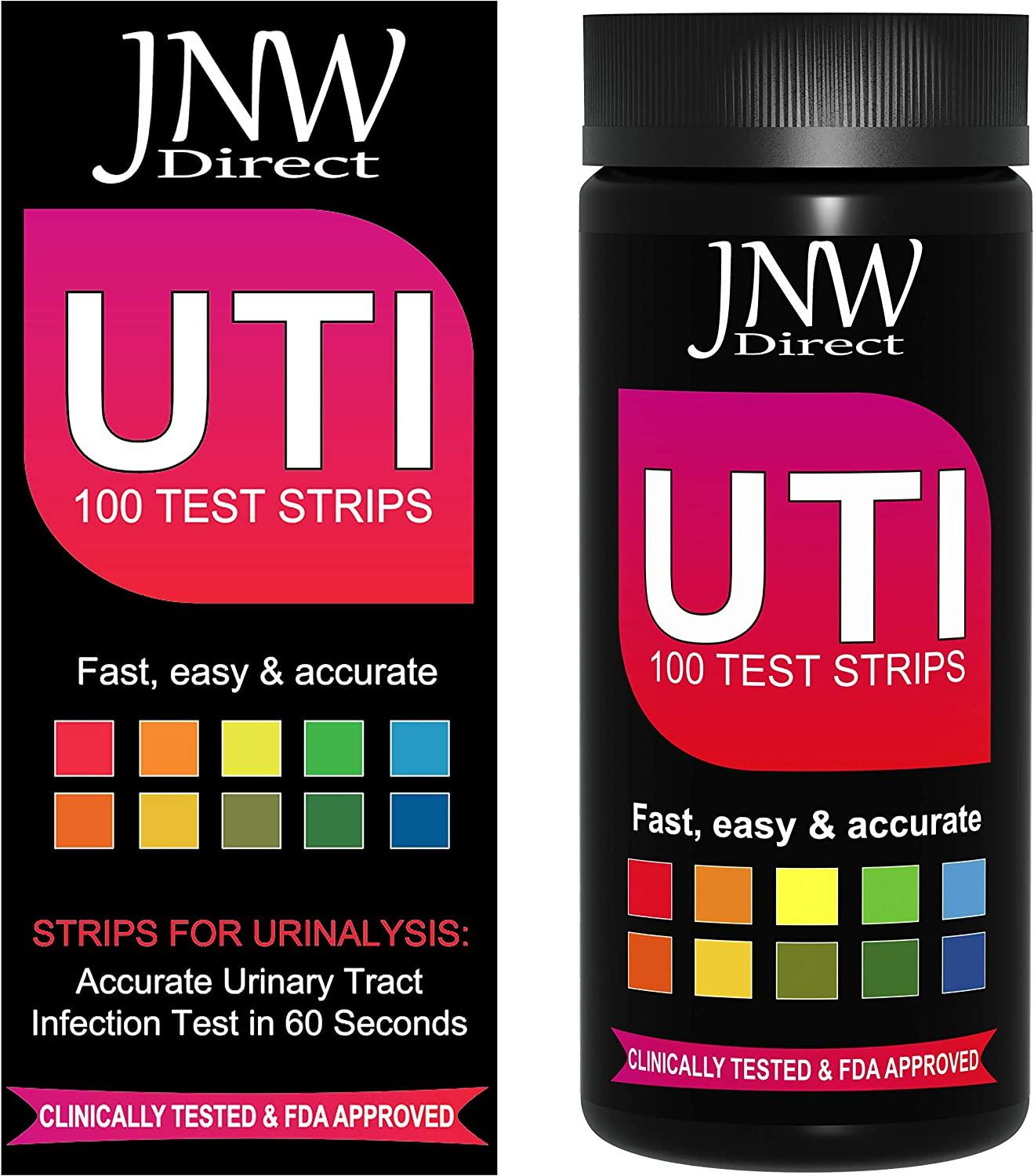 3-in-1 Urinary Tract Infection Test Strips by JNW Direct - Home UTI ...