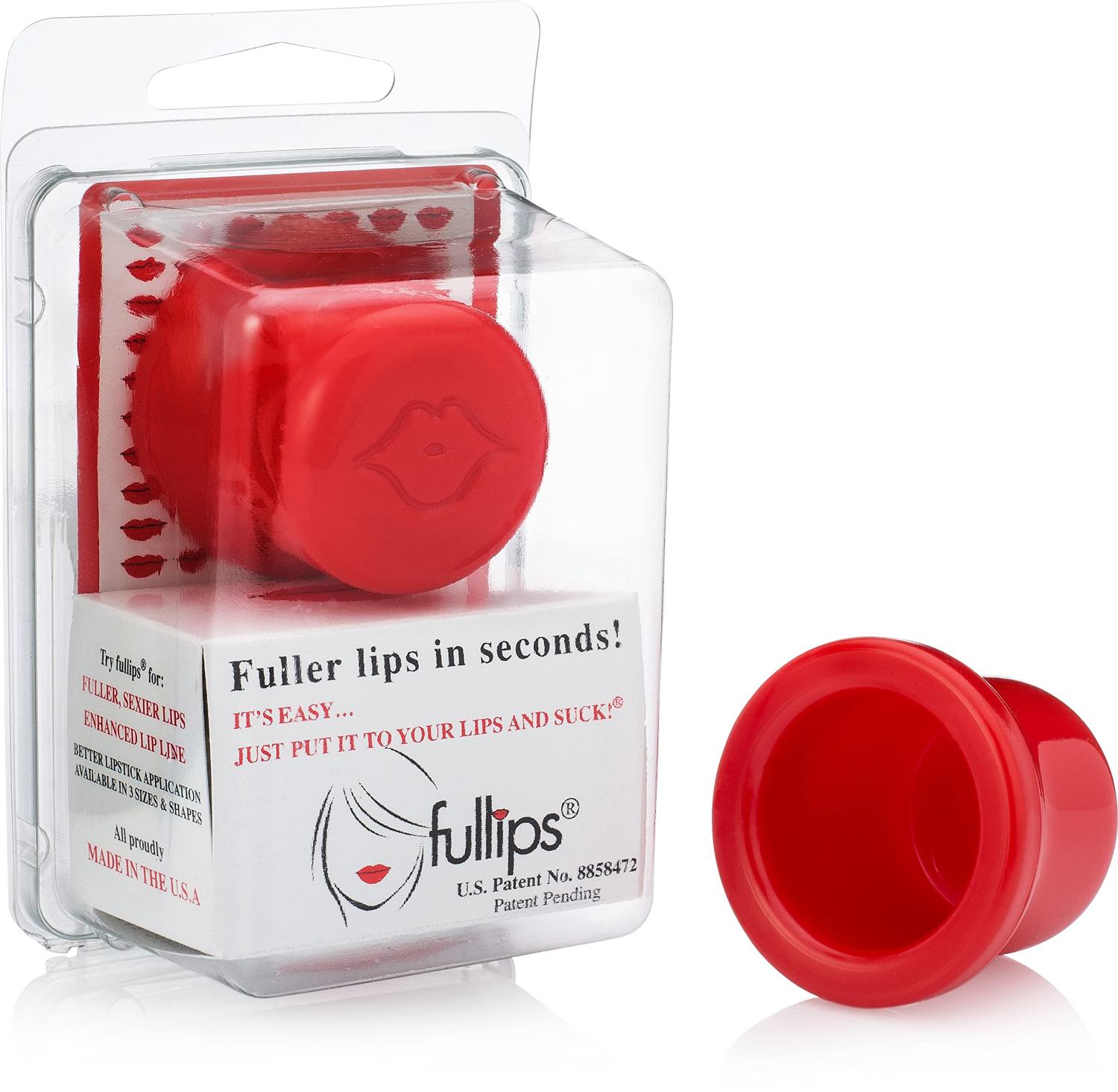 Fullips Lip Plumper Set - Large Round & Small Oval Enlargers - Natural ...