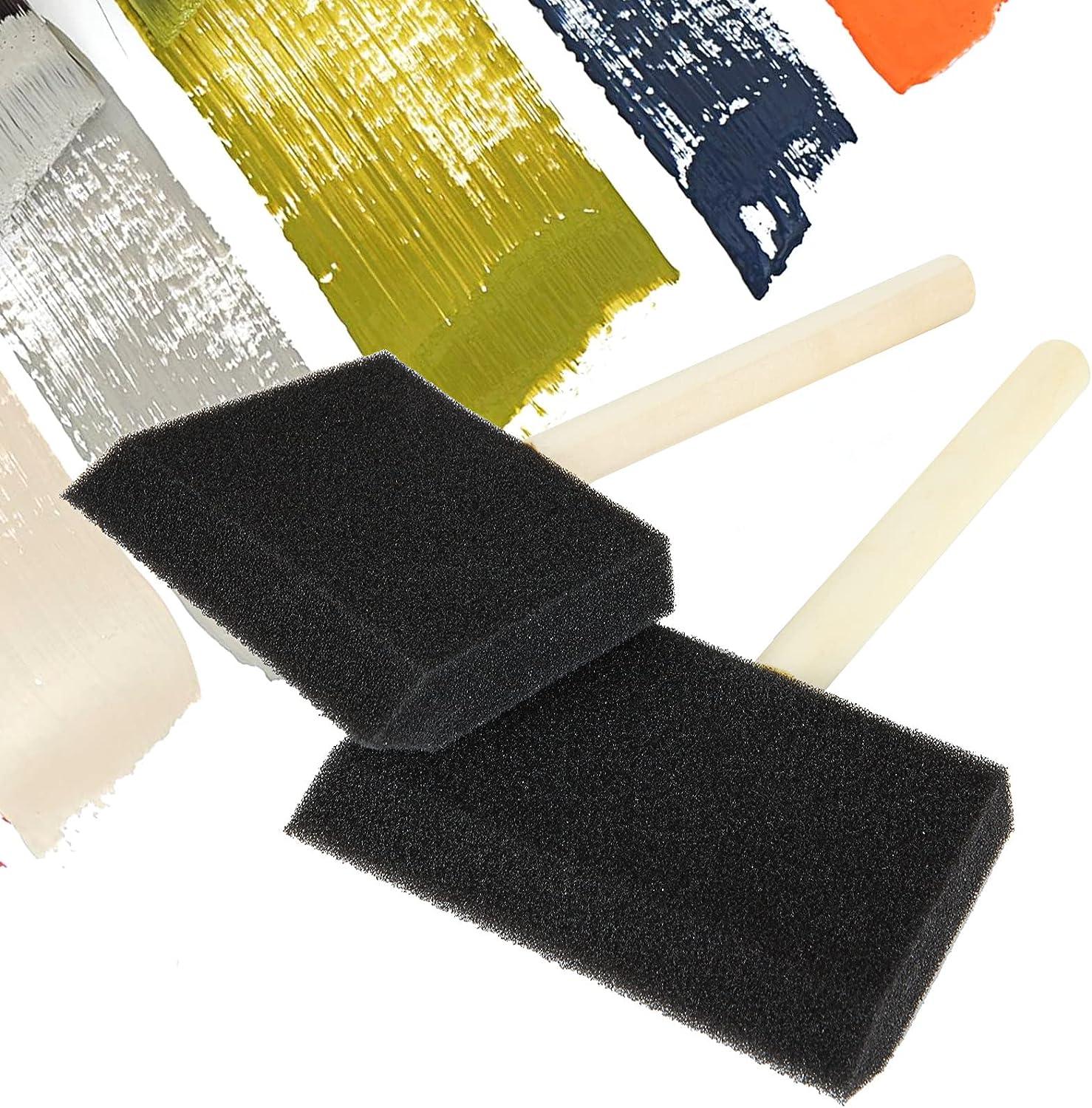 40 PCS 4 Inch Foam Paint Brushes - Sponge Brushes for Painting ...