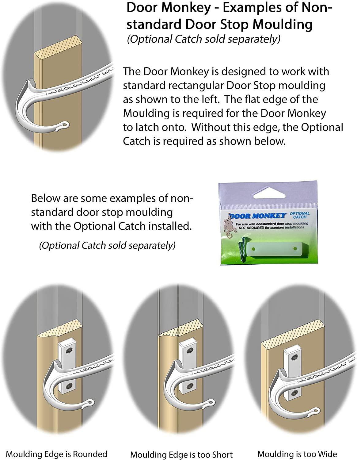DOOR MONKEY Child Proof Door Lock & Pinch Guard - For Door Knobs ...