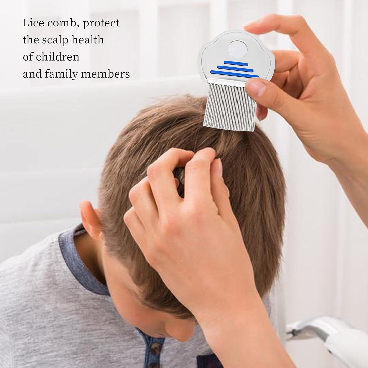 Terminator Combs - Professional Metal Lice Comb with Magnifier for ...