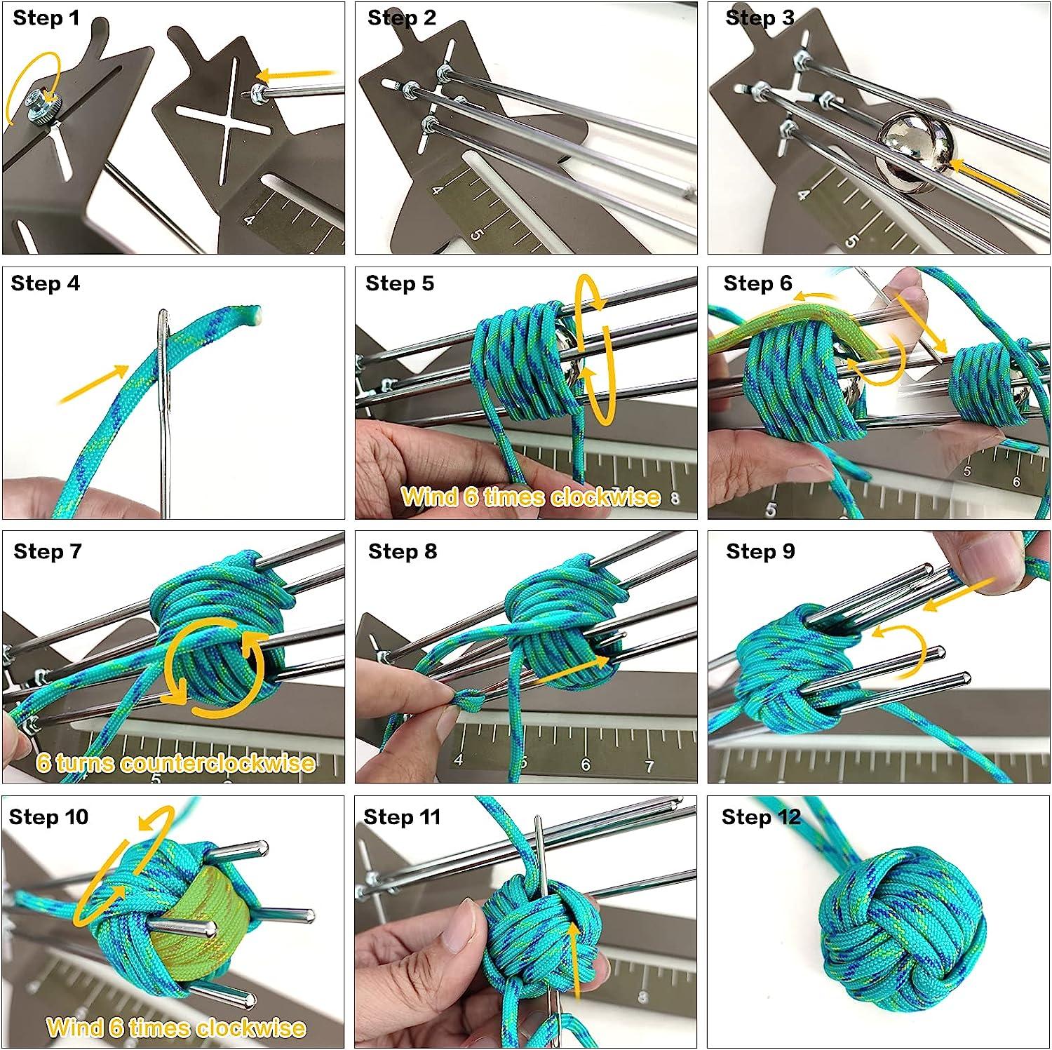 Adoture Direct Paracord Bracelets Jig Kit with Tools and Paracord ...