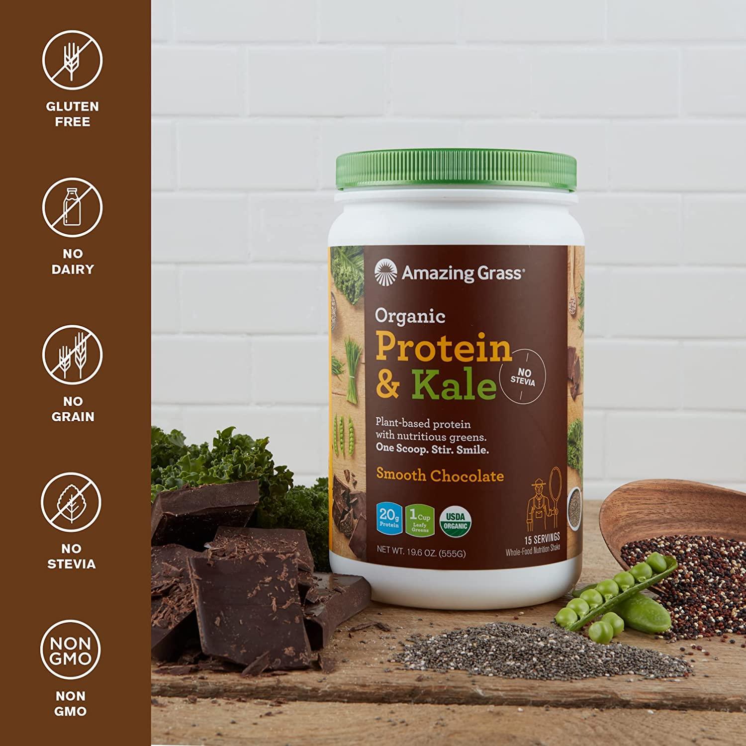 Buy Amazing Grass Vegan Protein & Kale Powder â€“ 20g Organic Protein ...