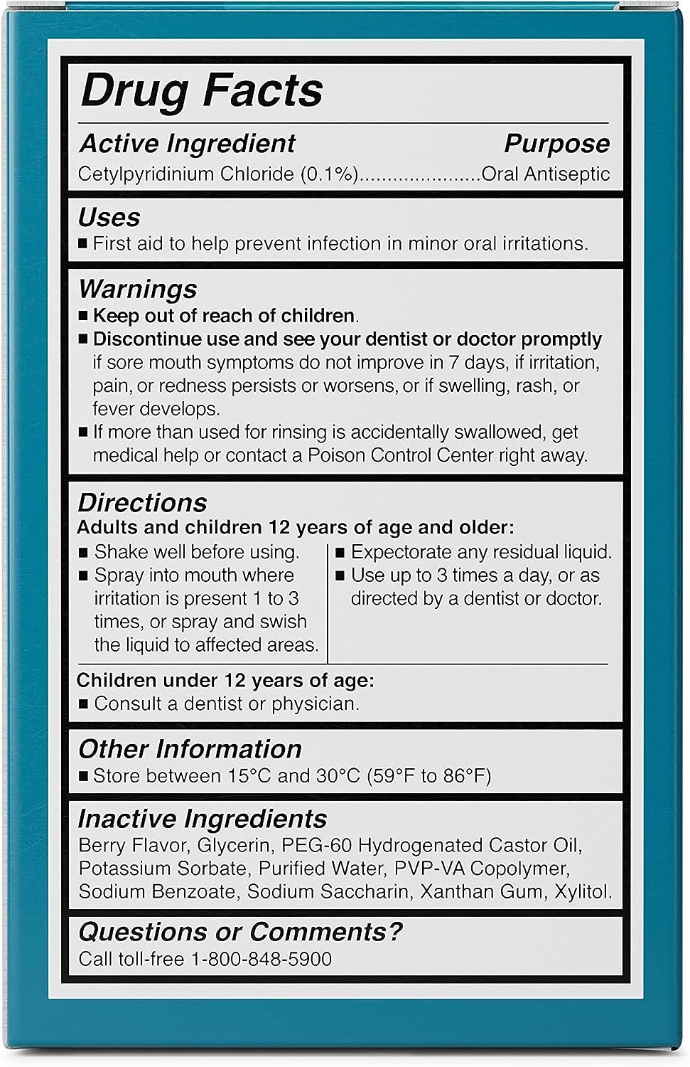 BioShell Germ Defense Oral Antiseptic - Berry Flavor 1 Fl Oz (Pack of 1 ...