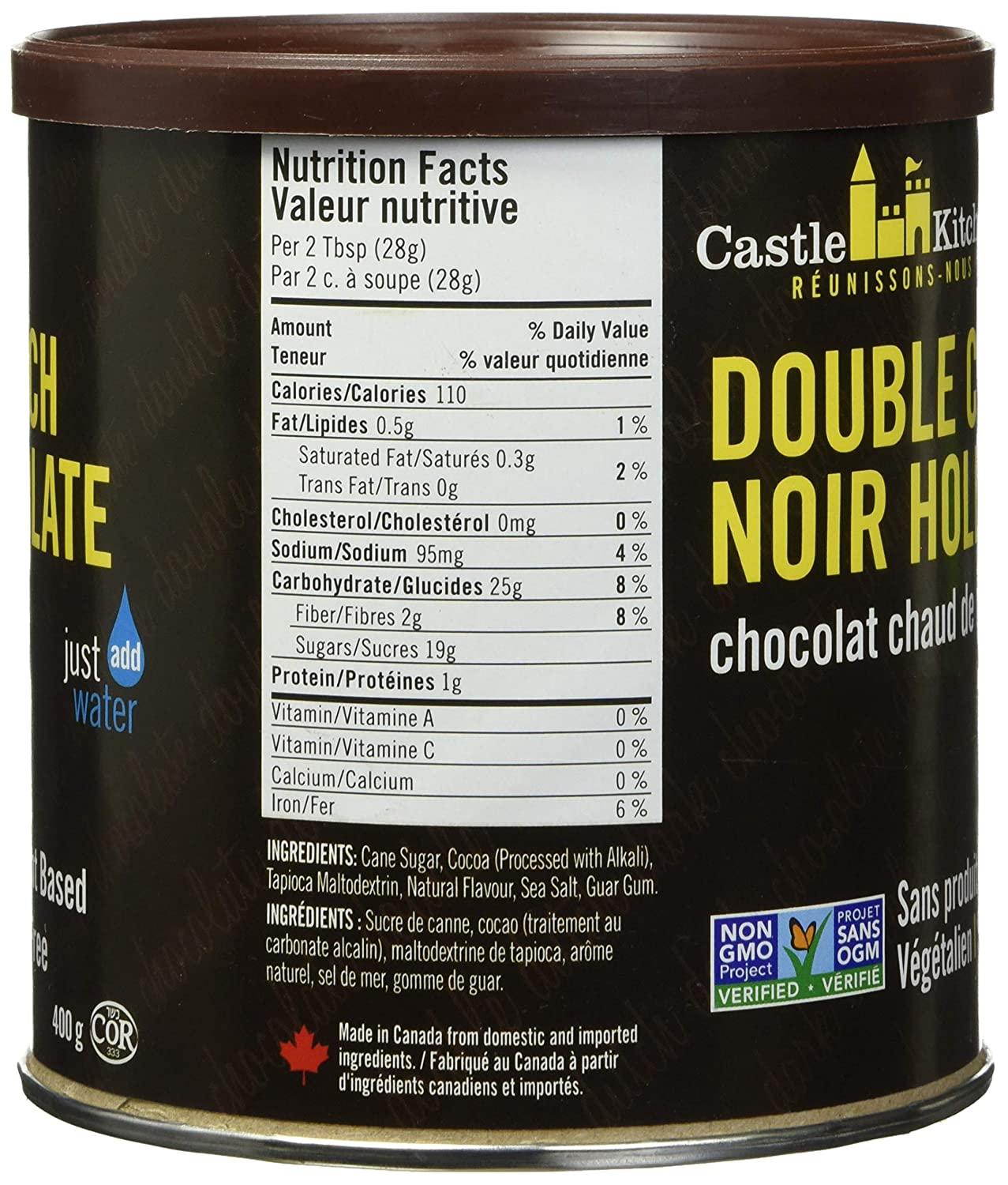 Castle Kitchen Double Dutch Dark Chocolate Premium Hot Cocoa Mix ...