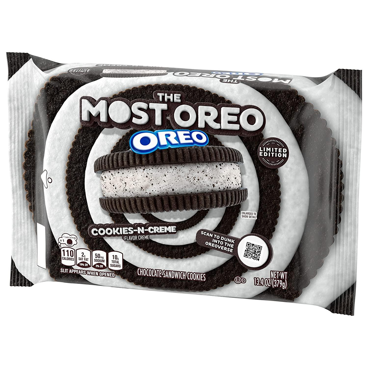 OREO Limited Edition Cookies-N-Creme Chocolate Sandwich Cookies 13.4 oz ...