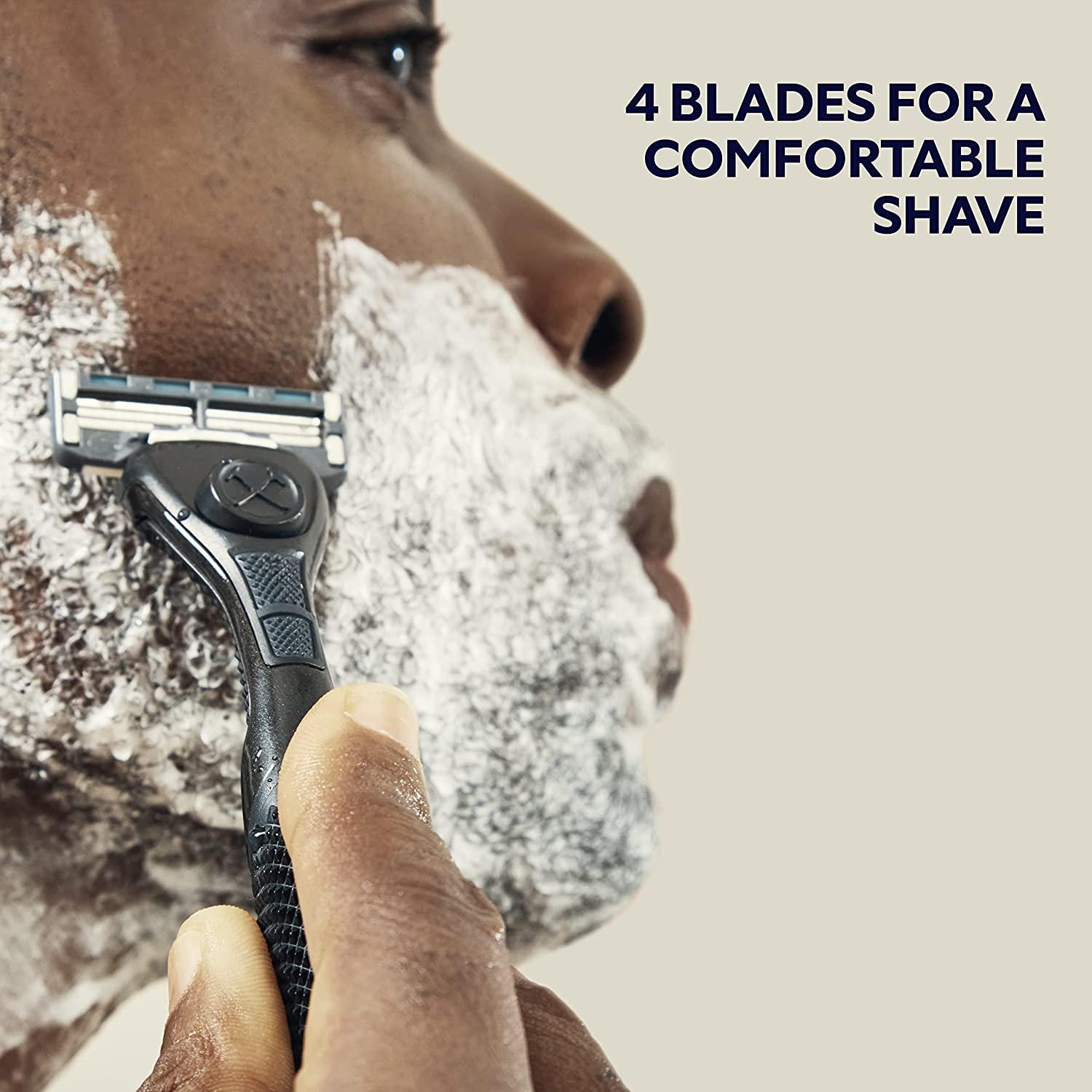 Dollar Shave Club 4-Blade Razor Starter Set - All-Terrain Shaving with ...