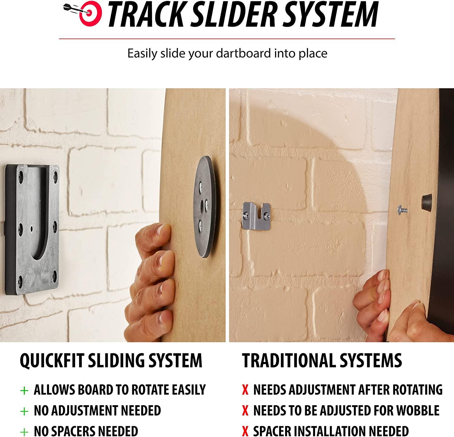 Viper QuickFit Dartboard Mounting Bracket with Pro Line Oche Tape ...