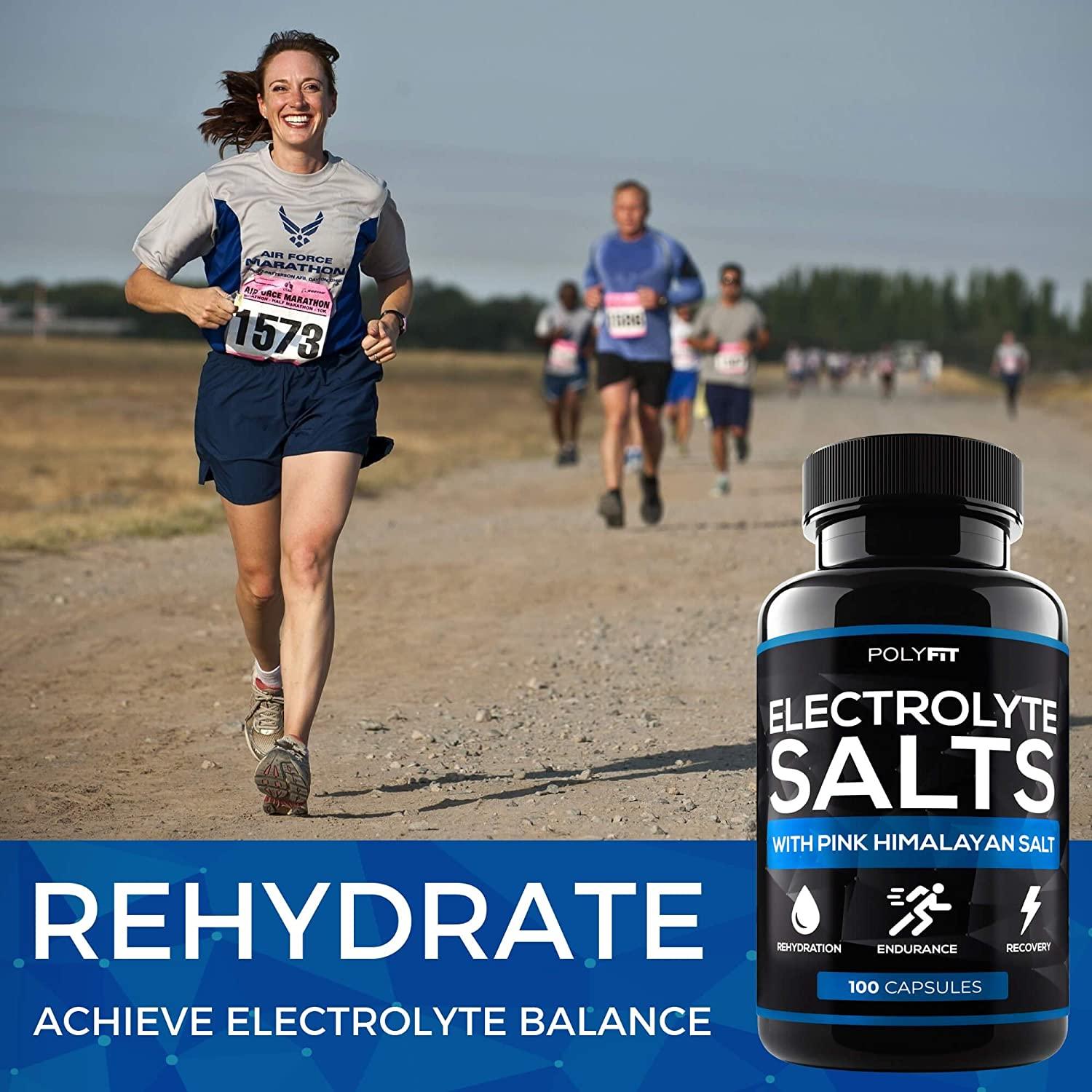 Electrolyte Salt Tablets - 100 Pills - Electrolytes Replacement ...