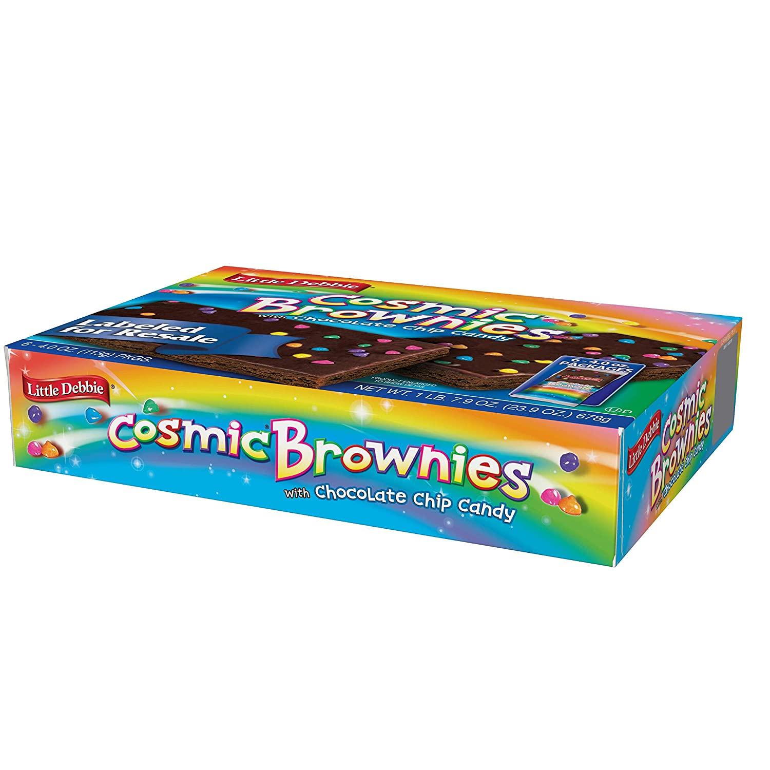 Little Debbie Cosmic Brownie 6 Pack - Single-Serve Caddie, Chocolate Delight | Buy Now with ...