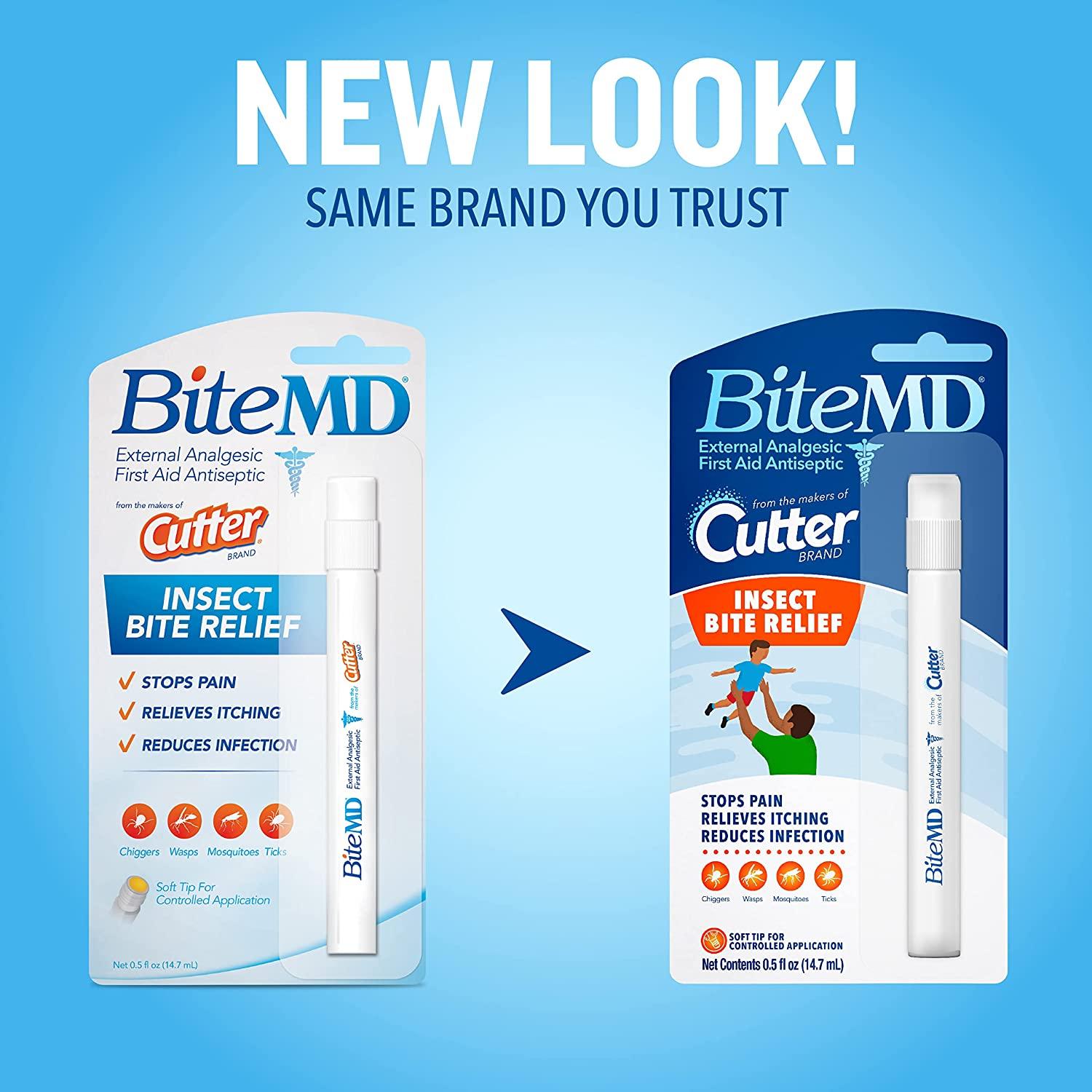 Cutter BiteMD Insect Bite Relief Stick 0.5 Fl Oz - Analgesic ...