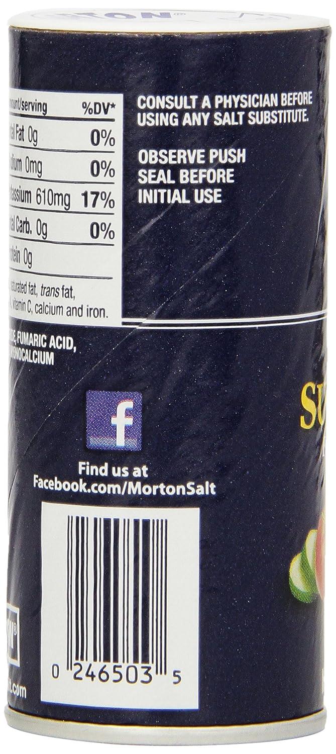 Morton Salt Substitute 3.125 oz - Pack of 12 | Low Sodium Salt ...