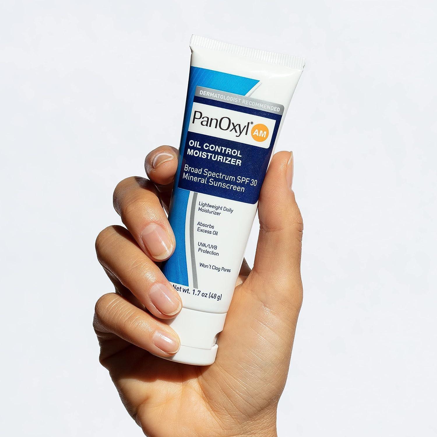 PanOxyl AM Oil Control Moisturizer 1.7 oz - Sheer Formula for Acne ...