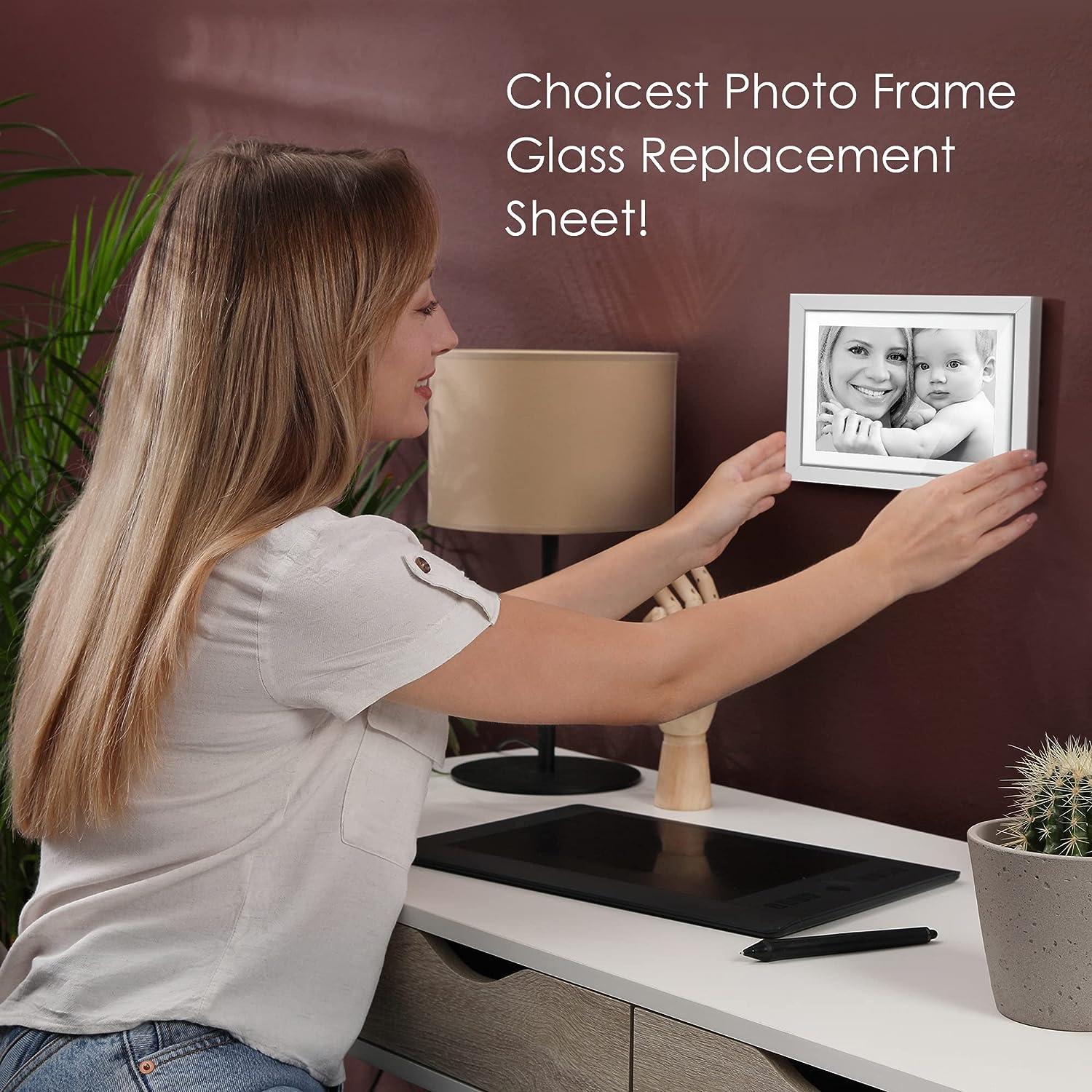 Elavain Clear Acrylic Sheets 12 Pack - 5x7 Plexiglass Panels for ...