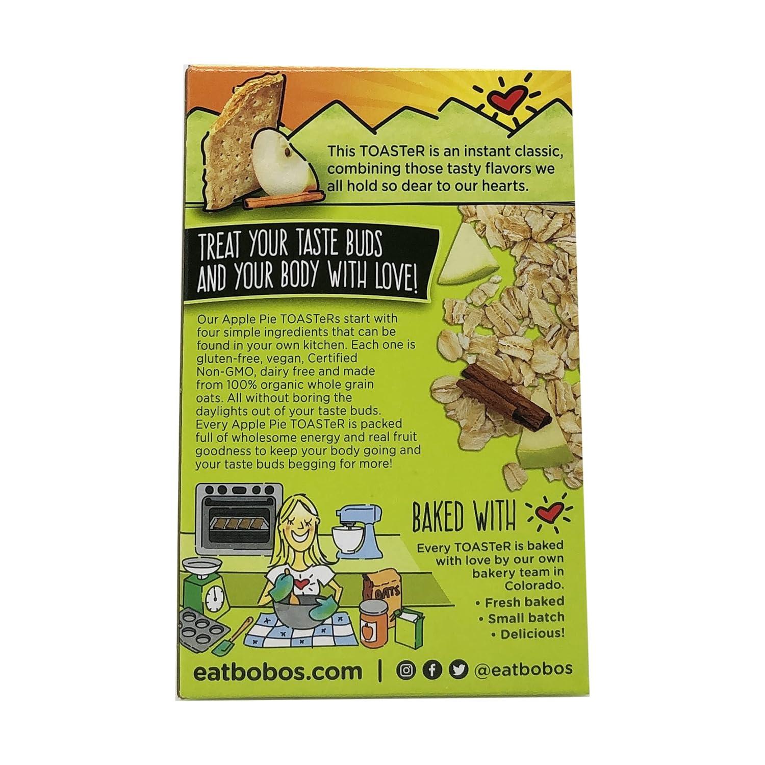 Bobo's Oat Bars Apple Pie Toaster Pastry - 6.6 OZ | Buy Now with ...