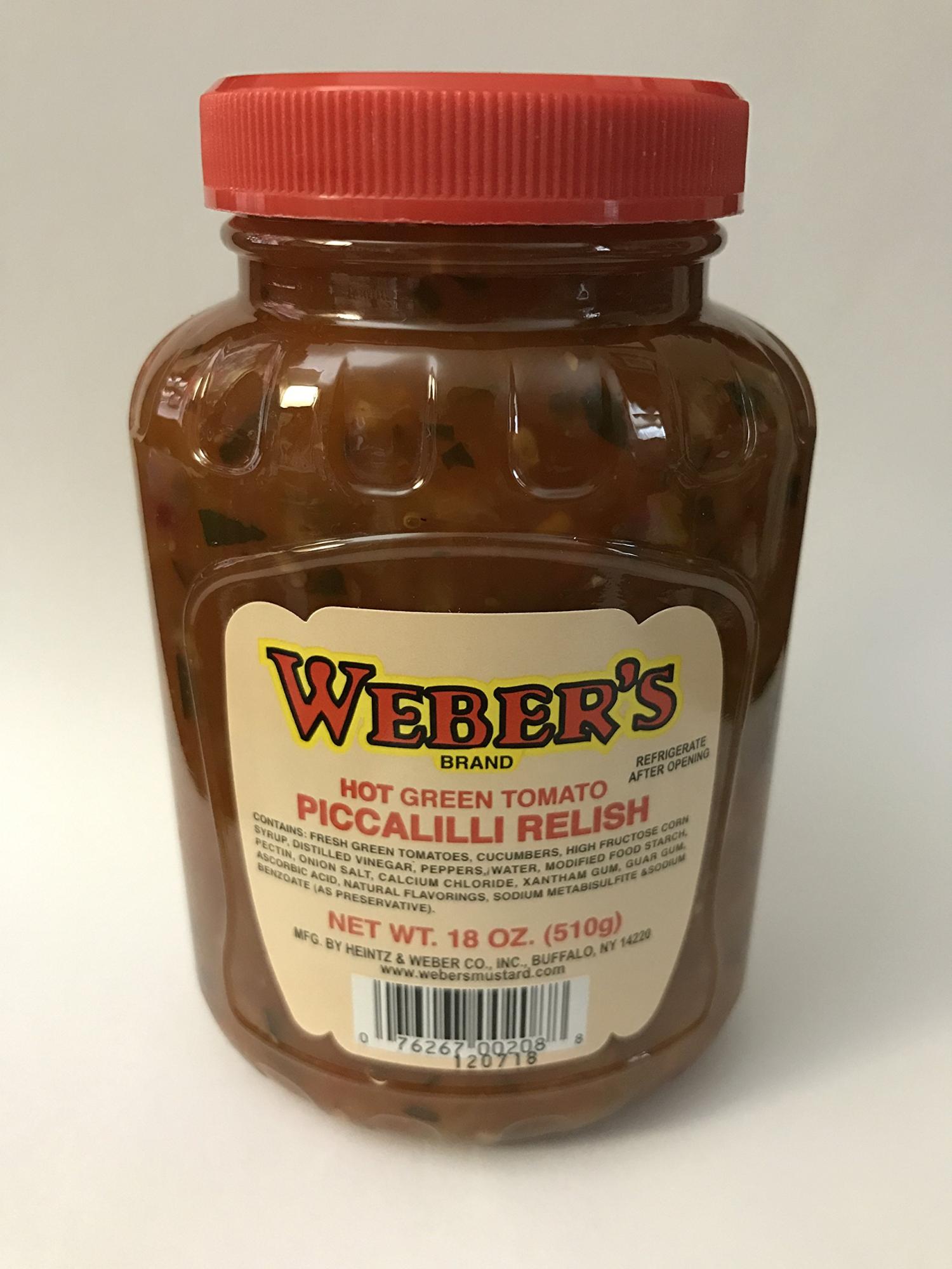 Webers Hot Green Tomato Piccalli Relish - 18 oz Hot Green Tomato ...