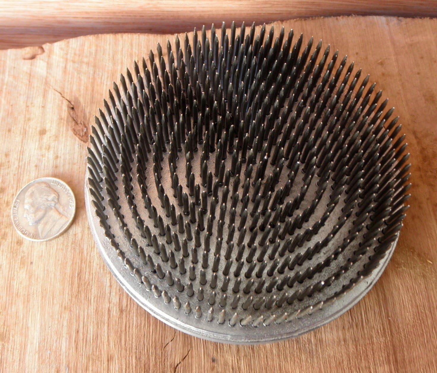 JWL HAWNKOA 100mm Kenzan Ikebana Flower Arranger Holder Pin Frog - 1 Included | Buy Now with ...