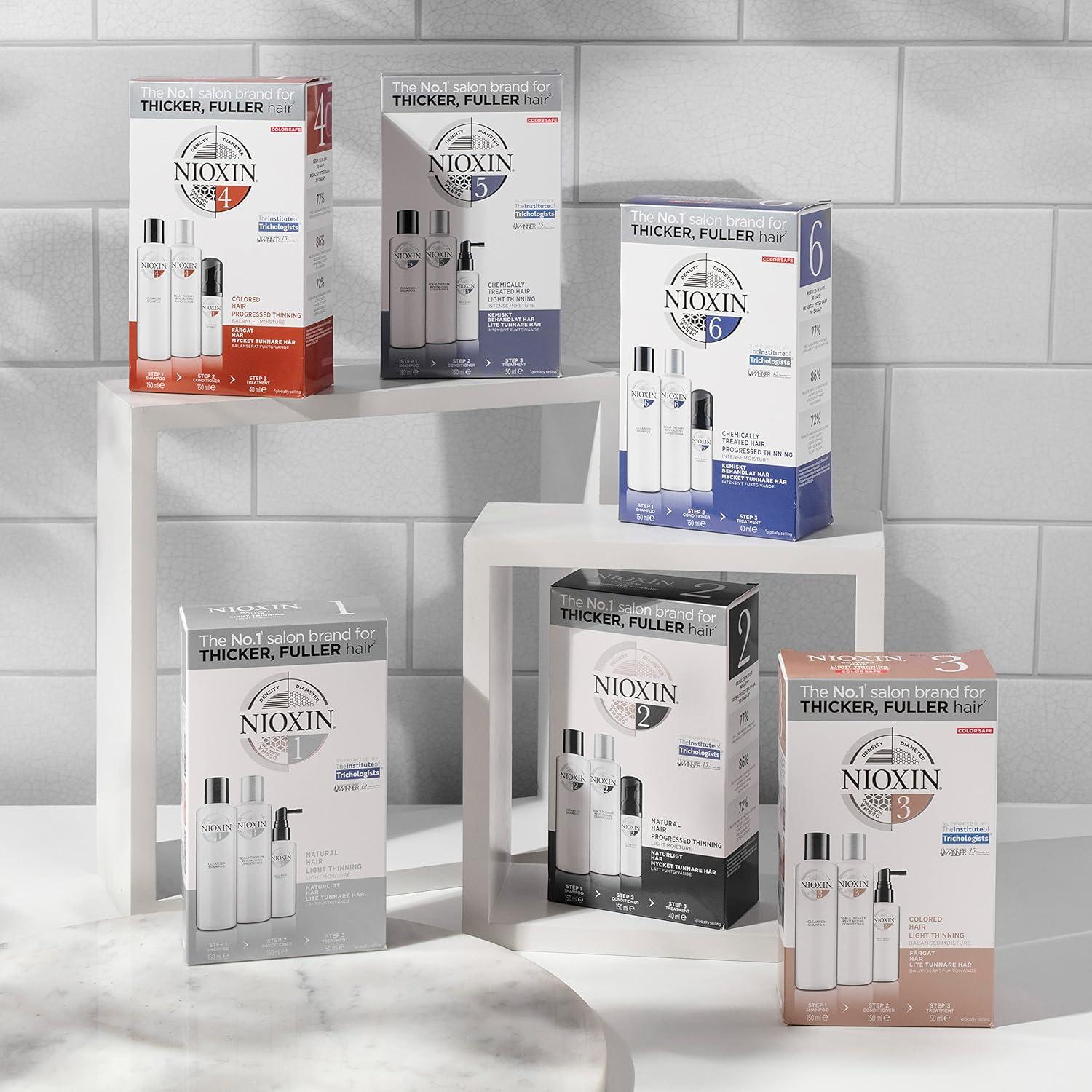 Nioxin System 4 Trial Kit for Coloured Hair with Thinning Hair ...