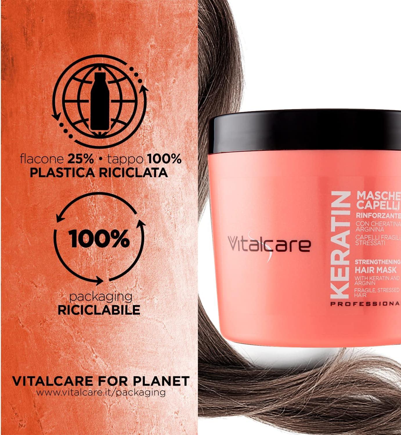 Vitalcare | Keratin - Strengthening Hair Mask for Fragile and Stressed ...
