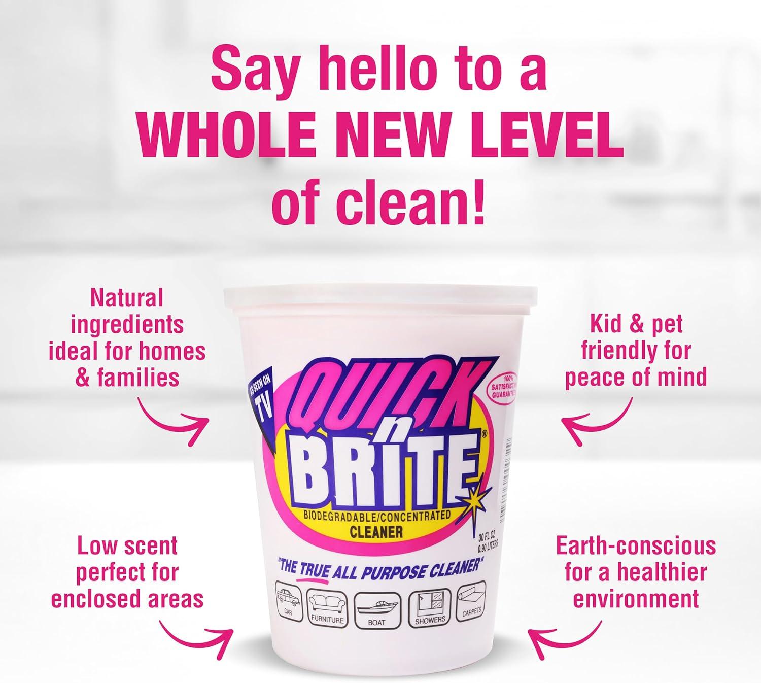 Quick N Brite All Purpose Cleaning Paste - True All Purpose Cleaner 30 ...