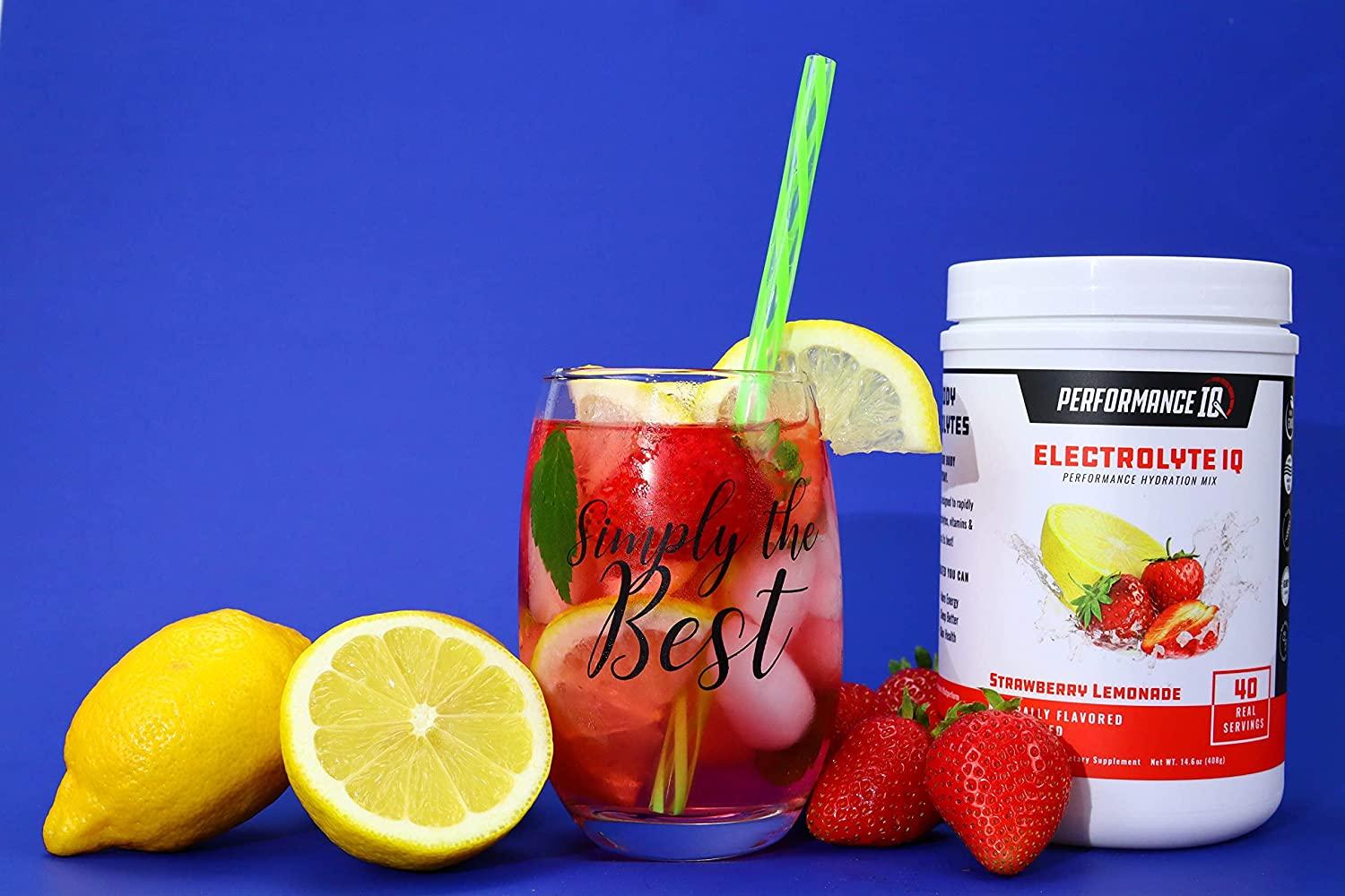 Keto Electrolyte Powder Strawberry Lemonade - 80 Servings, Energy ...
