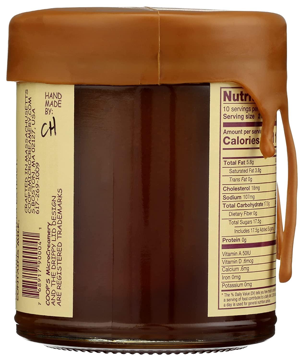 COOPS MICROCREAMERY Salted Caramel Topping 10.6 OZ - Decadent Dessert Sauce | Buy Now with ...