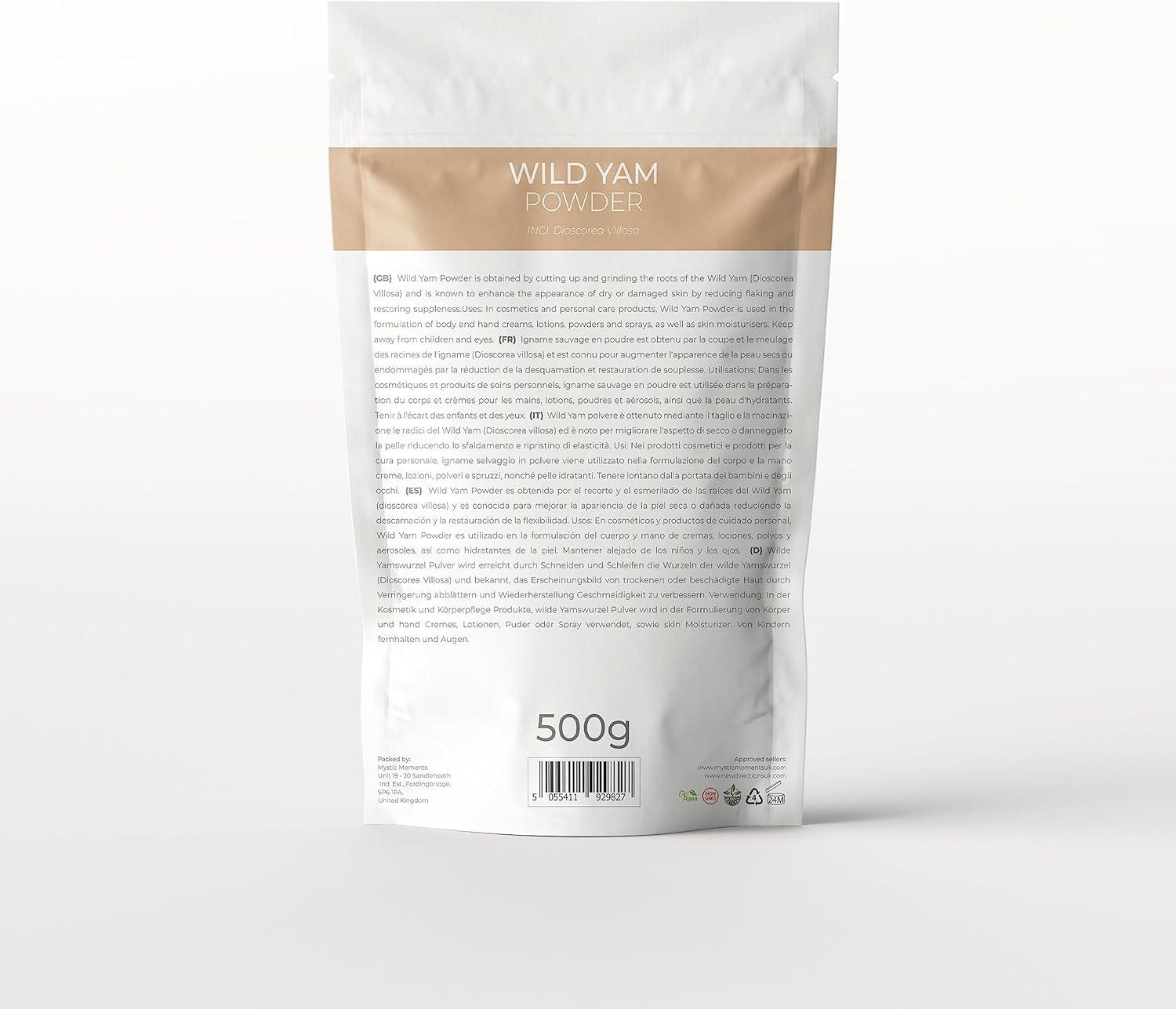 Wild Yams Root Extract Powder 500g - Premium Quality Natural Supplement ...