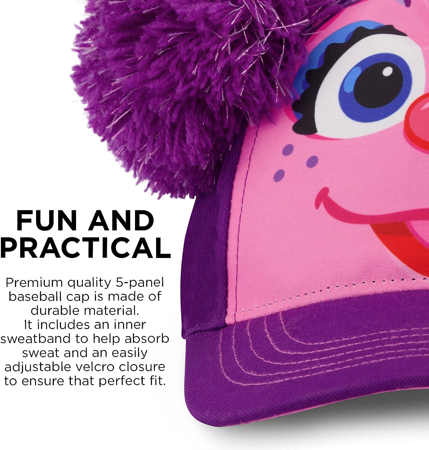 Sesame Street Elmo Toddler Baseball Hat, Purple/Pink 2-4T - Officially ...