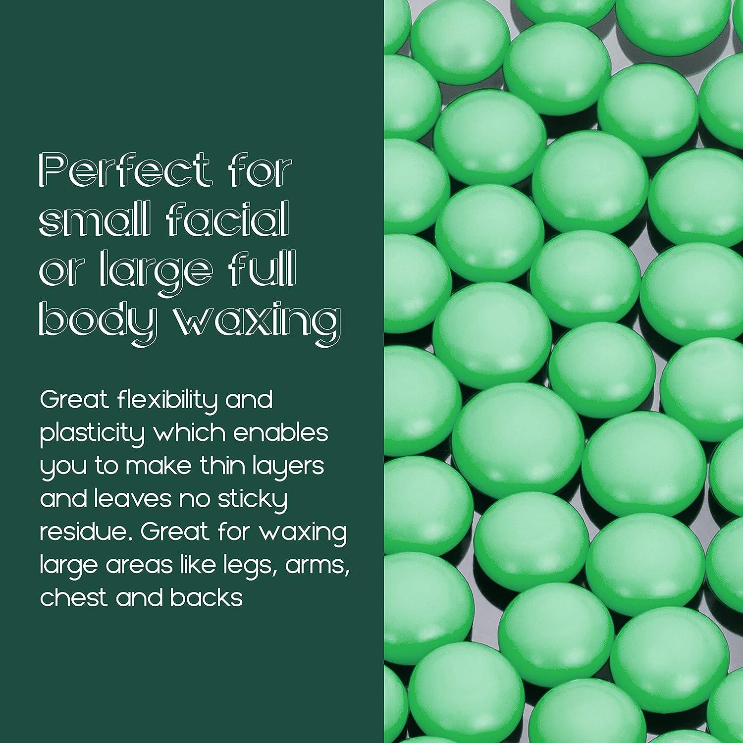 1lb Hard Wax Beads for Hair Removal Sensitive Skin with Pure Aloe ...